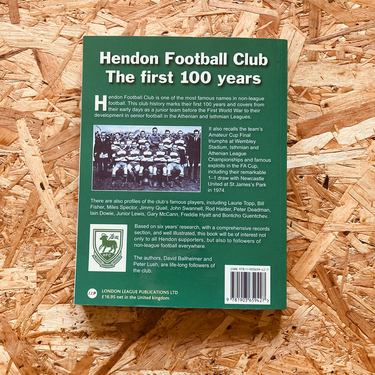 Hendon Football Club: The First 100 Years – Stanchion