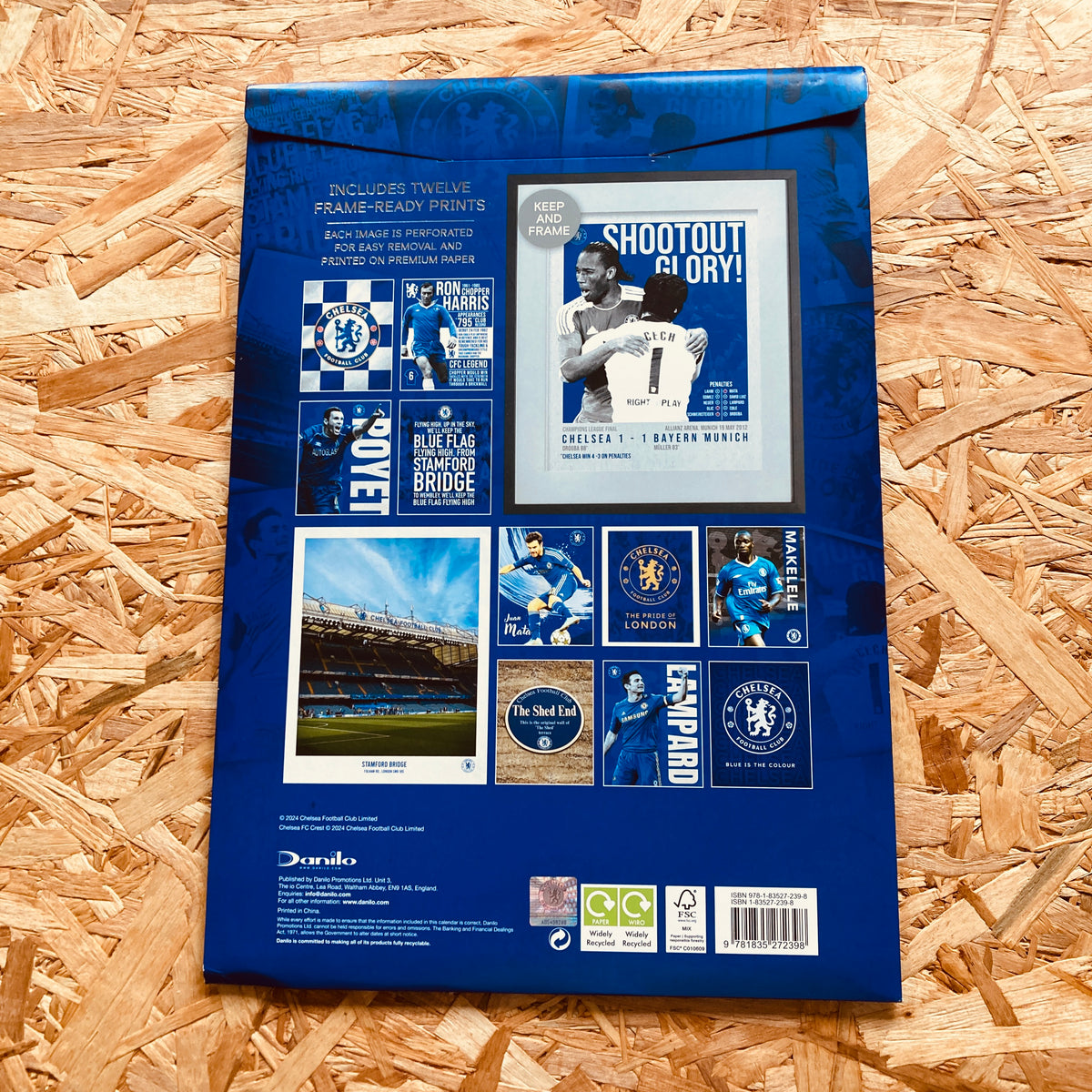Chelsea FC 2025 A3 Deluxe Calendar – Stanchion