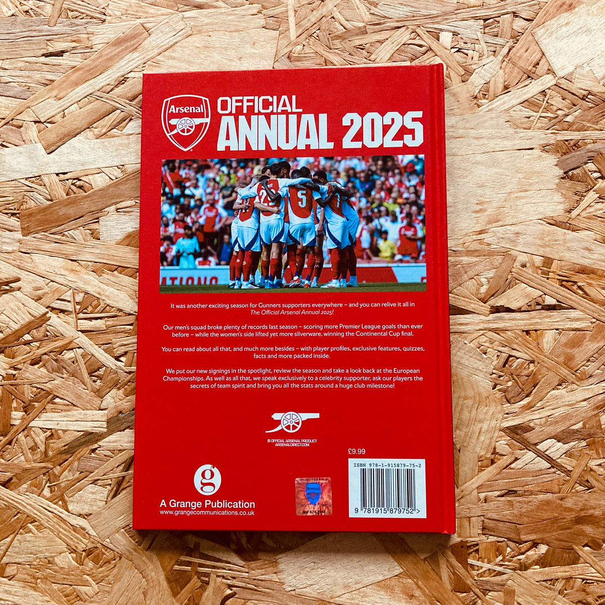 The Official Arsenal Annual 2025 – Stanchion