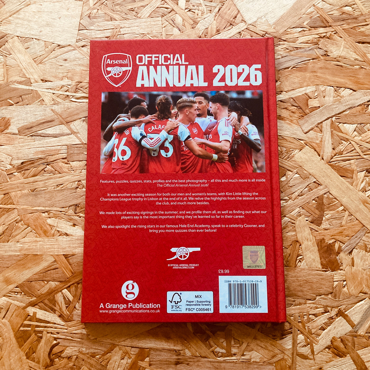 Arsenal FC Official Annual 2026 – Stanchion